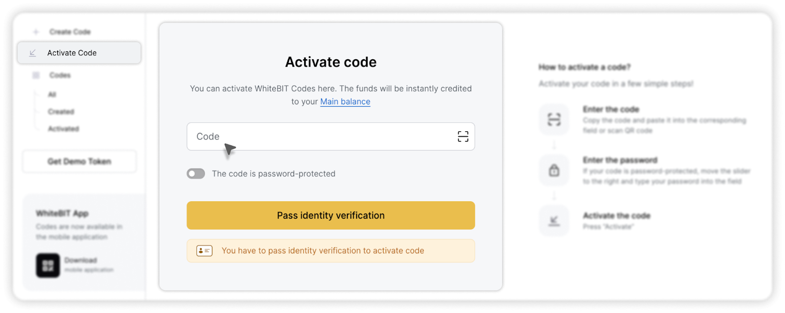What is Demo Token and how to get it? – WhiteBIT