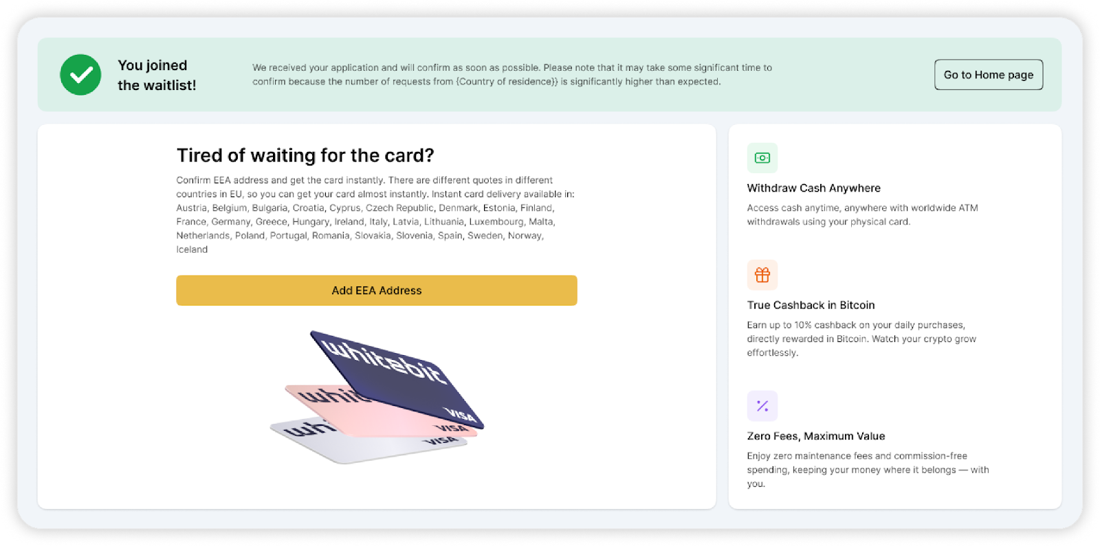WhiteBIT Nóva debit card – WhiteBIT