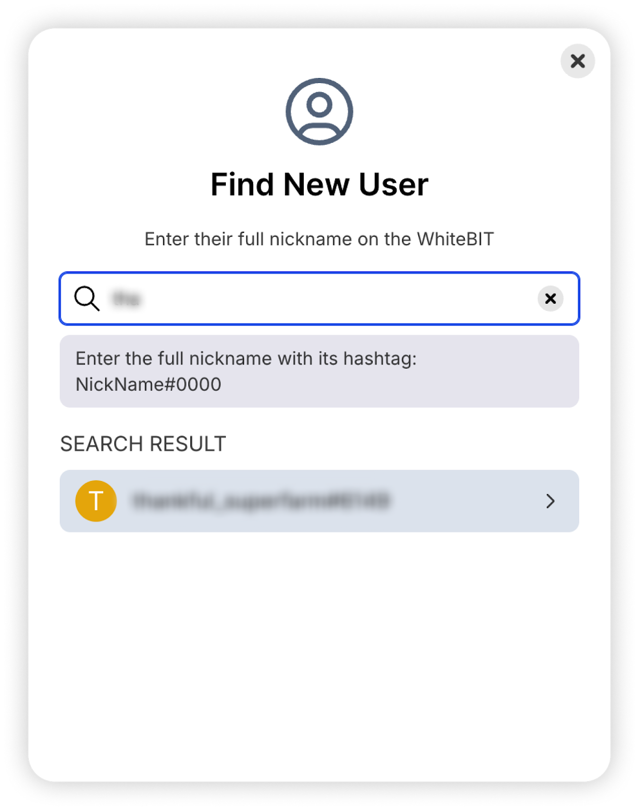 QuickSend Feature – WhiteBIT